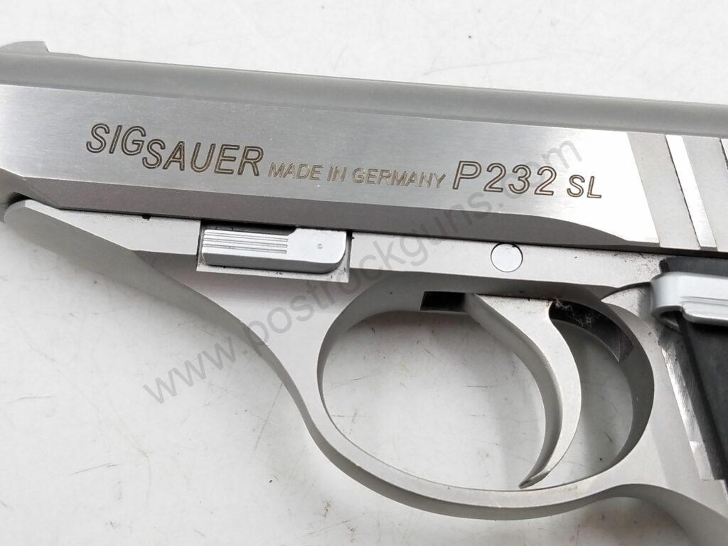 Sig Sauer (Stainless) P232 SL 380acp Pistol with Night Sights and one 7 ...