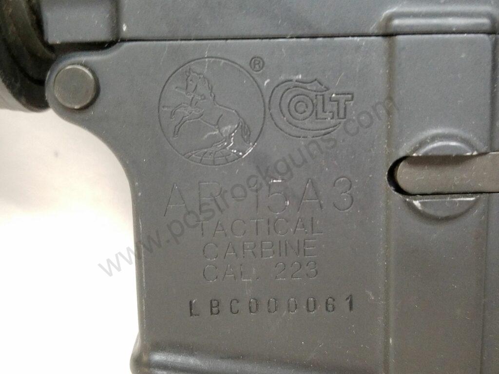 Colt AR-15A3 .223/556 Tactical Carbine originally Restricted for ...
