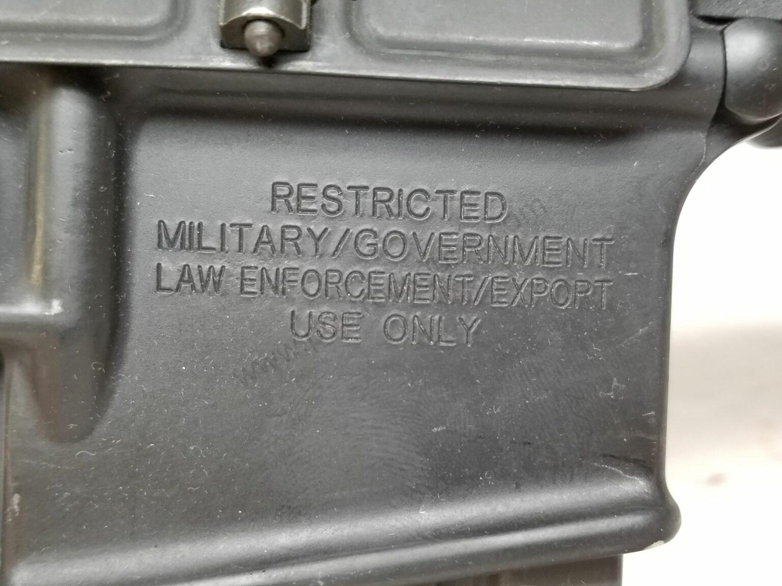 Colt AR-15A3 .223/556 Tactical Carbine originally Restricted for ...