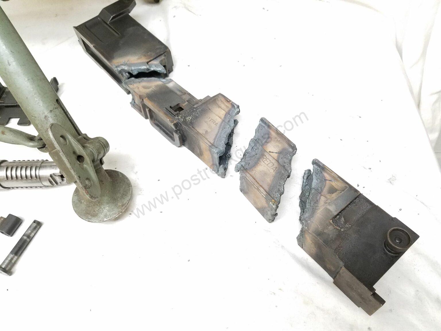 Breda M37 8×59mmRB Breda Machine Gun Cut/ Decommissioned Parts Kit w ...