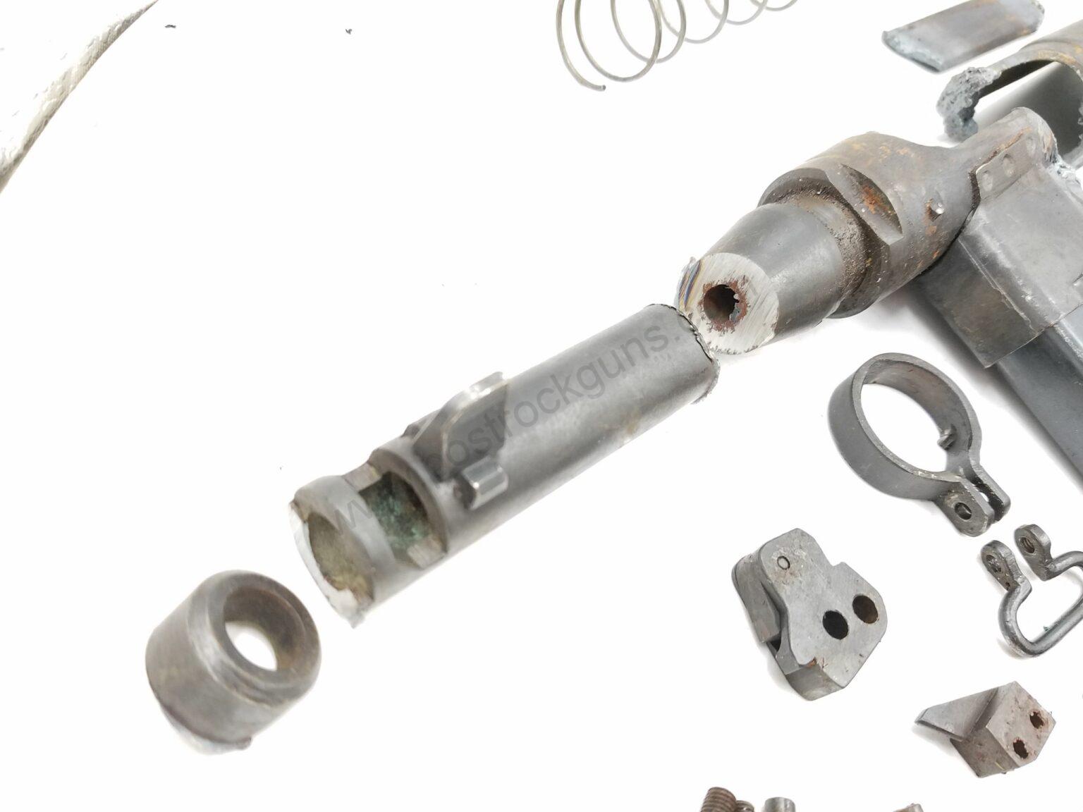 Beretta model 38/44 9mm decommissioned submachine gun parts kit w/ one ...