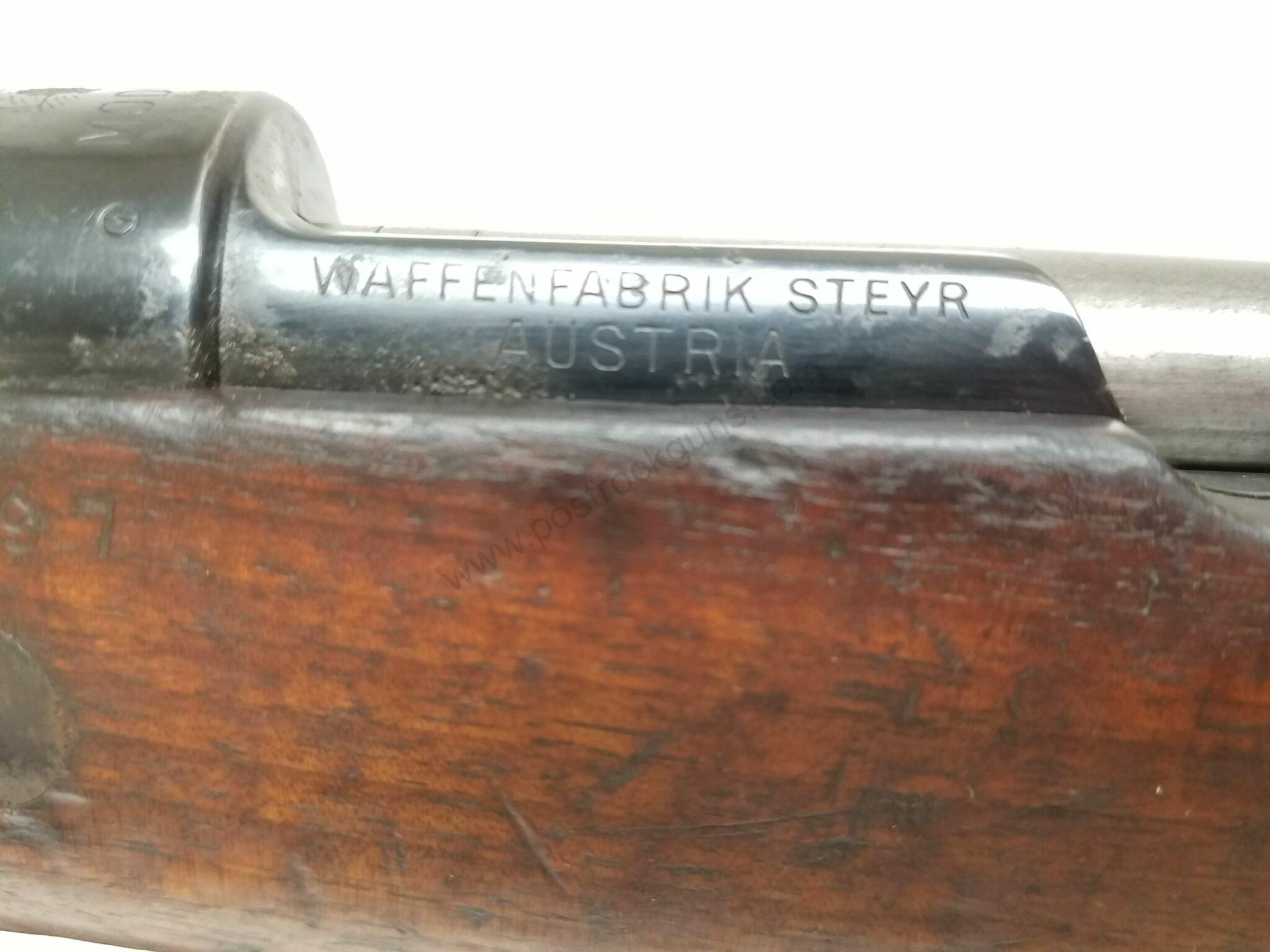 Steyr 1912 Austrian Mauser 7.62x51cal / 308 Rifle w/ Leather Sling ...