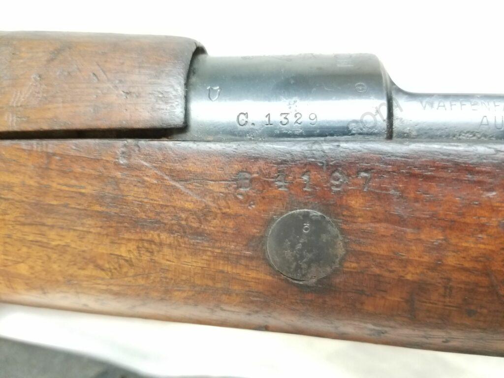 Steyr 1912 Austrian Mauser 7.62x51cal / 308 Rifle w/ Leather Sling ...