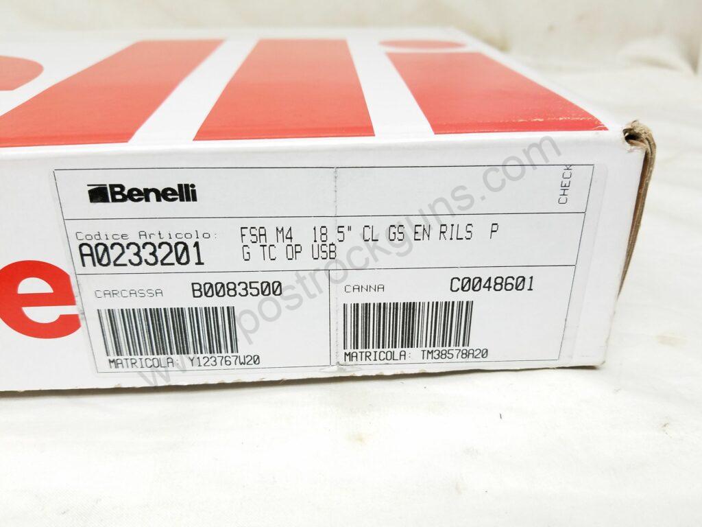 Benelli M4 12ga SBS 14 inch Barrel Semi-Auto Shotgun New in Box NIB ...