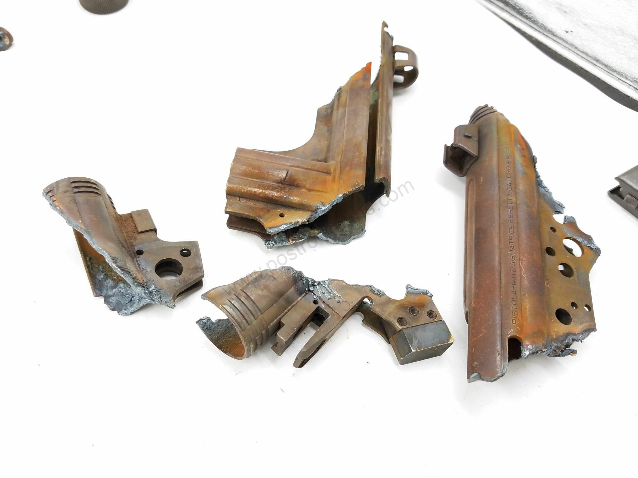 Beretta model PM12 9×19 decommissioned submachine gun parts kit SMG PM ...