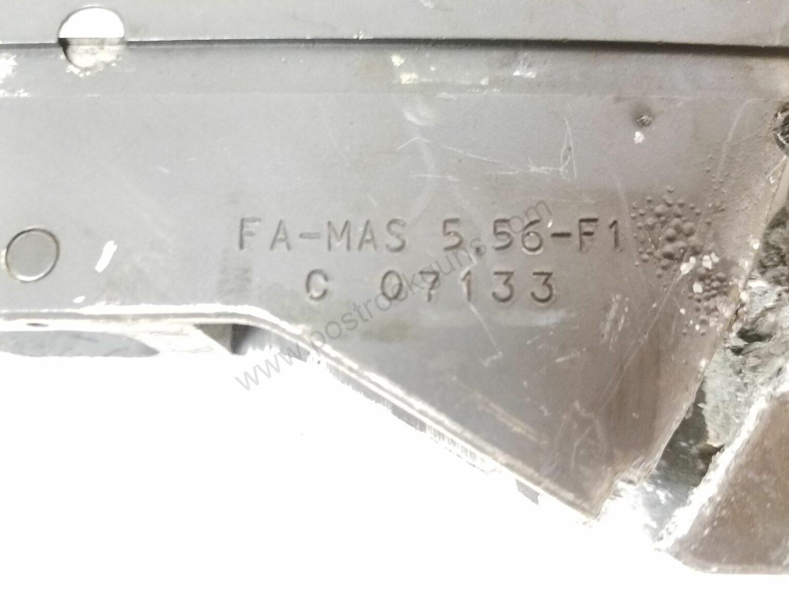 Very Rare French Famas Felin 5.56×45 NATO Decommissioned Parts Kit ...